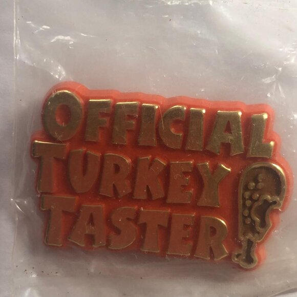 Hallmark | Jewelry | Vintage Hallmark Lapel Pin Official Turkey Taster ...